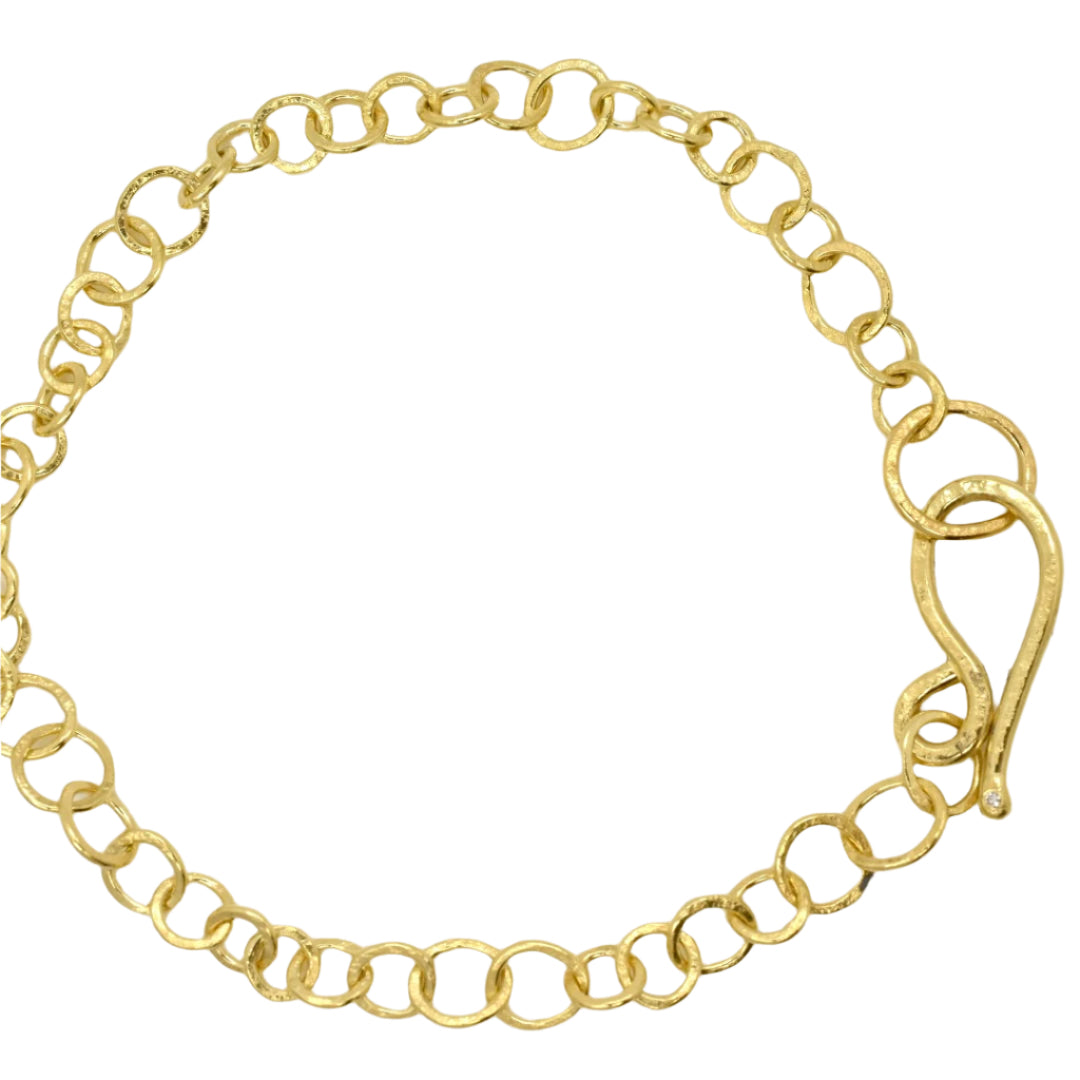 Bubble Chain Bracelet - 18k gold Handmade Chain – HW